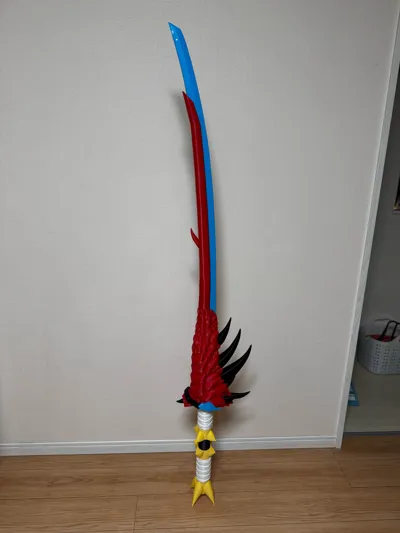 Wyvern Blade "Fall" - Monster Hunter - Free 3D Print Model - MakerWorld