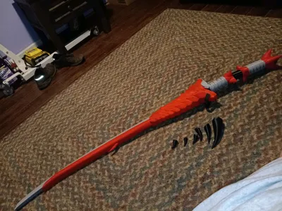 Wyvern Blade "Fall" - Monster Hunter - Free 3D Print Model - MakerWorld