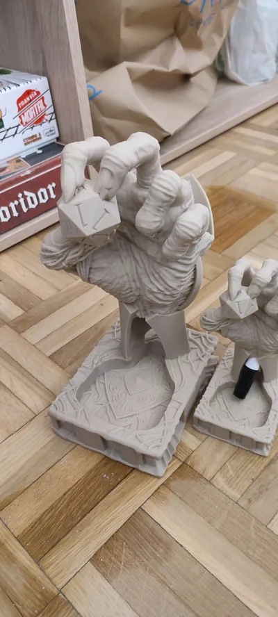Hand and Eye of Vecna - DnD Dice Roller & Holder - Free 3D Print Model ...