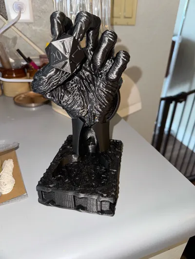 Hand and Eye of Vecna - DnD Dice Roller & Holder - Free 3D Print Model ...