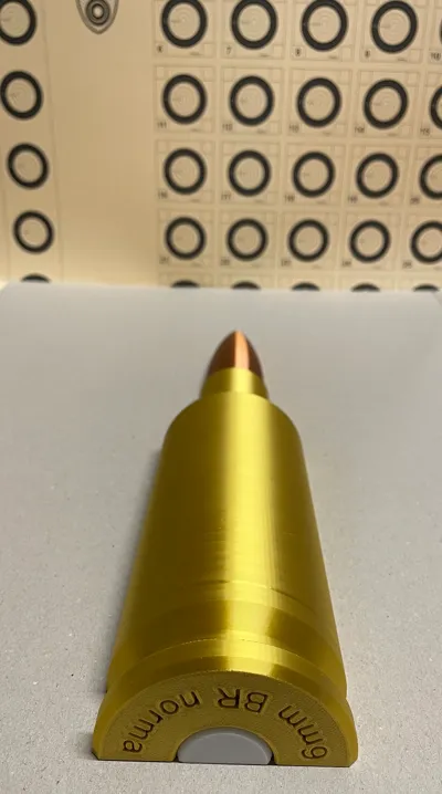 "Bullet Trophy" - 6mm BRA Cartridge Cross Section - 631% by ...