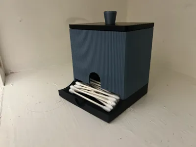 Q-Tip Holder/Dispenser V2 by Nixten MakerWorld: Download Free 3D Models