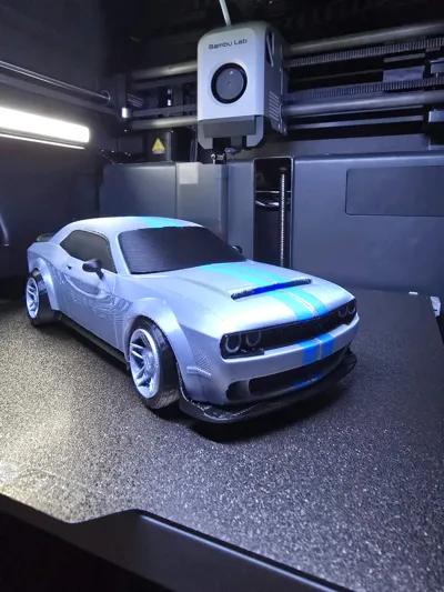 dodge challenge stripe by kkumdoring MakerWorld: Download Free 3D Models