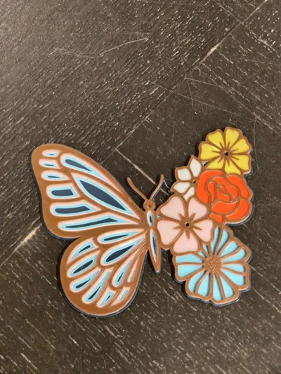 Customizable Floral Butterfly by LayerAtATime MakerWorld: Download Free ...