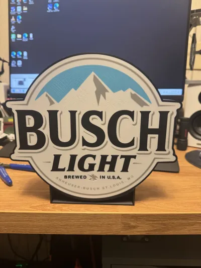 Busch Light Lightbox by Geek3Designs MakerWorld: Download Free 3D Models