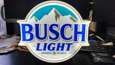 Busch Light Lightbox by Geek3Designs MakerWorld: Download Free 3D Models