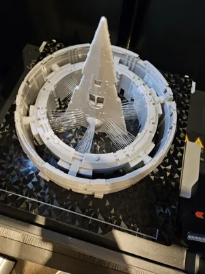 Suspended Star Destroyer V2 LED strips Remixed by fay3dlab - MakerWorld