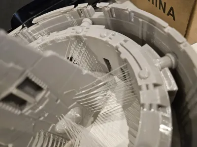 Suspended Star Destroyer V2 LED strips Remixed by fay3dlab - MakerWorld