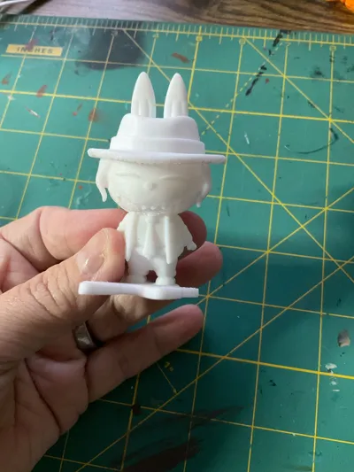 Labubu Superstar (Michael Jackson Tilt) - Free 3D Print Model - MakerWorld