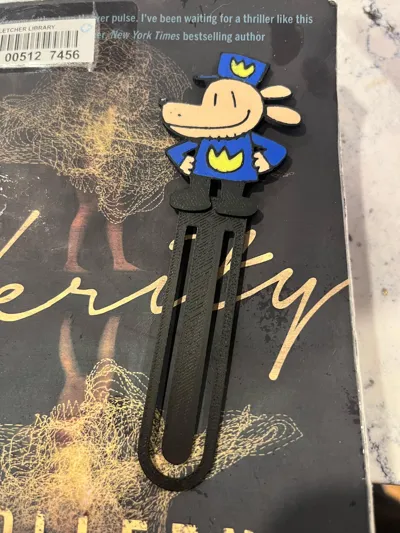 Dog Man Bookmark by JLagunaDev MakerWorld: Download Free 3D Models