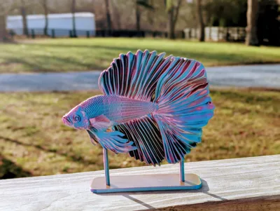 betta fish by Nik12_ocb MakerWorld: Download Free 3D Models