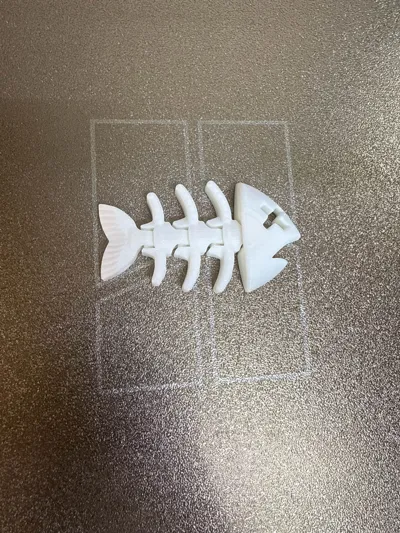 Flexi Fish Bone keychain by bigovereasy MakerWorld: Download Free 3D Models