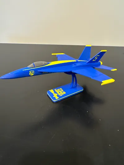 F/A-18 Super Hornet Blue Angels Plane KitCard by pbbence1994 MakerWorld ...