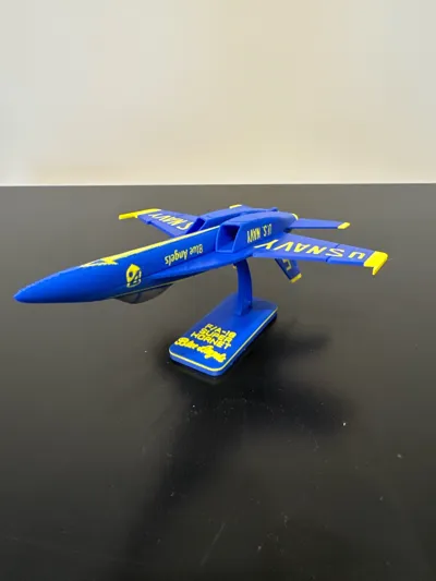 F/A-18 Super Hornet Blue Angels Plane KitCard by pbbence1994 MakerWorld ...