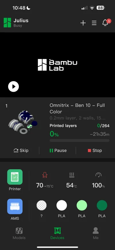 Omnitrix - Ben 10 - Full Color by Xerhab MakerWorld: Download Free 3D ...