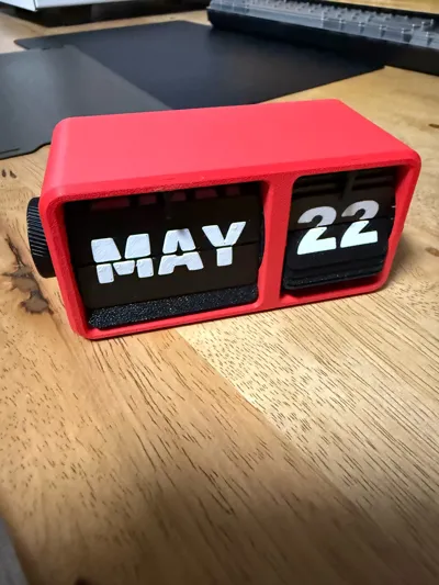 CUBE Perpetual Calendar - Free 3D Print Model - MakerWorld