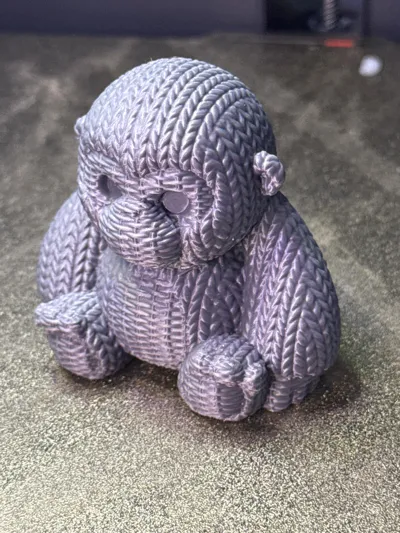 Knitted Gorilla – Strong and Sweet! by TomczukCustoms - MakerWorld