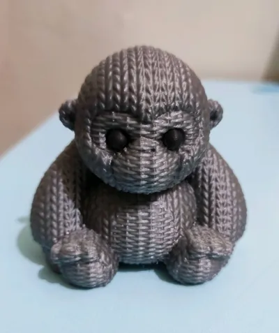 Knitted Gorilla – Strong and Sweet! by TomczukCustoms - MakerWorld