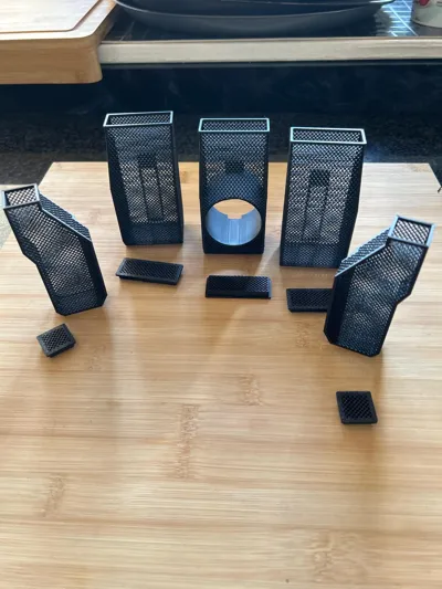 Bambu Lab AMS - Front Desiccant Holders by Robert West MakerWorld ...