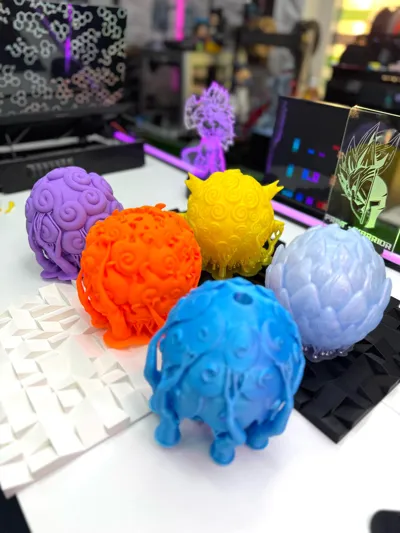 Magu Magu No Mi - Magma Devil Fruit - One Piece - Free 3D Print Model ...