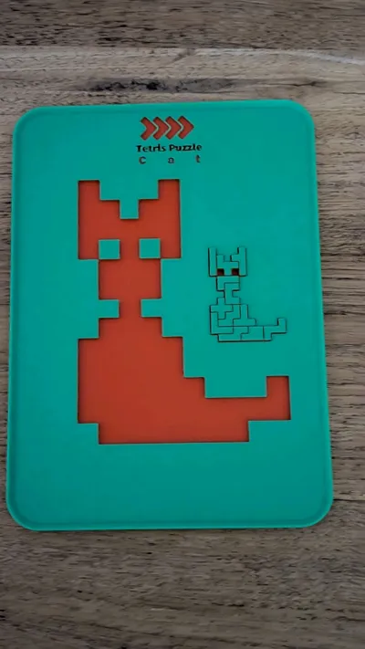 Tetris Puzzle - Free 3D Print Model - MakerWorld