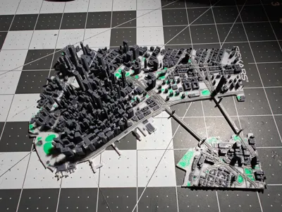 New York City Lower Manhattan 3D Mini (MultiColor) by jarvizar ...
