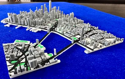New York City Lower Manhattan 3D Mini (MultiColor) by ...