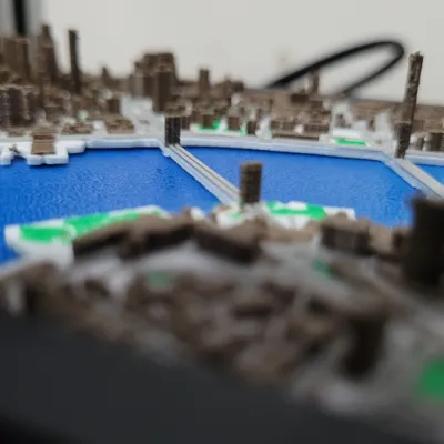 New York City Lower Manhattan 3D Mini (MultiColor) by jarvizar ...