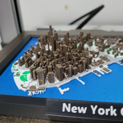 New York City Lower Manhattan 3D Mini (MultiColor) by jarvizar ...