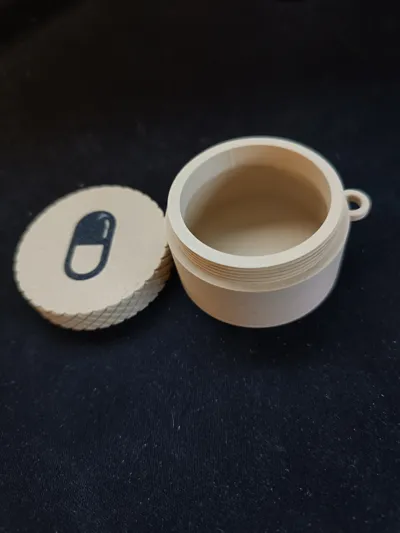 Pocket Mini Case / Pill Holder & Keychain Storage - Free 3D Print Model ...