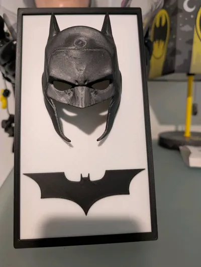 Batman 3D Wall Art - Iconic Mask & Emblem by Decibel MakerWorld ...