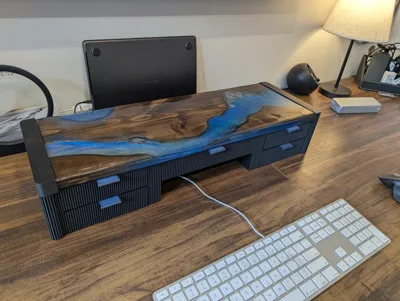 Modular Monitor Riser - with drawers - Gridfinity by Xaider MakerWorld ...