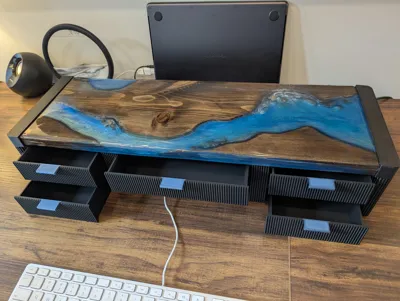 Elevador modular para monitor - con cajones - Gridfinity por Xaider ...