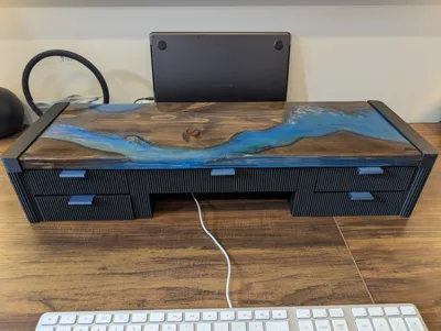 Modular Monitor Riser - with drawers - Gridfinity by Xaider MakerWorld ...