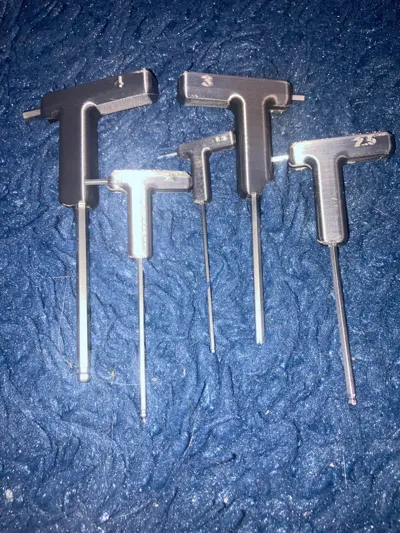 Hex Keys T-Handle Set 1.5 - 6mm For Bambu Lab - Free 3D Print Model ...