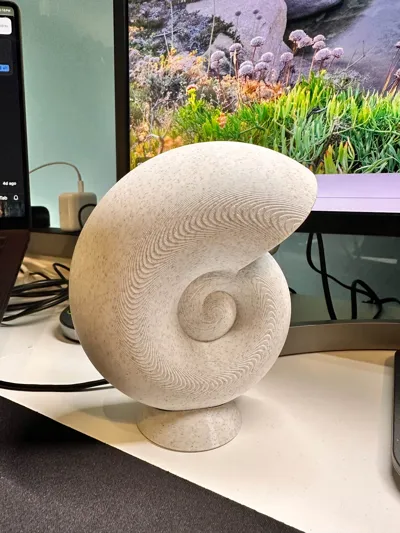 Shell Lamp V2.0 - Free 3D Print Model - MakerWorld