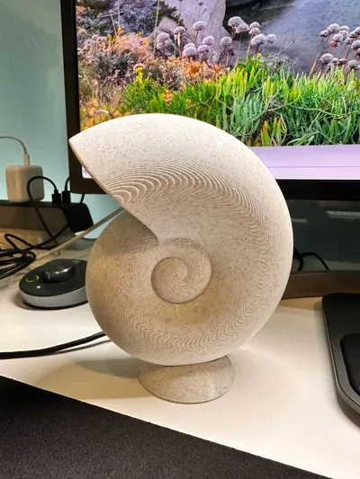 Shell Lamp V2.0 - Free 3D Print Model - MakerWorld