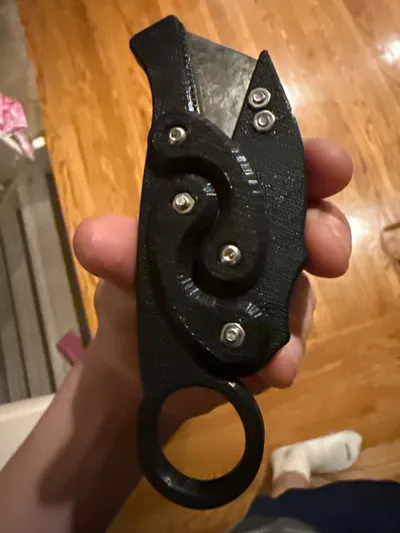 Karambit Utility Knife - Free 3D Print Model - MakerWorld