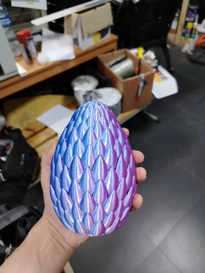 Thin Dragon Scale Egg by Wayne MakerWorld: Download Free 3D Models