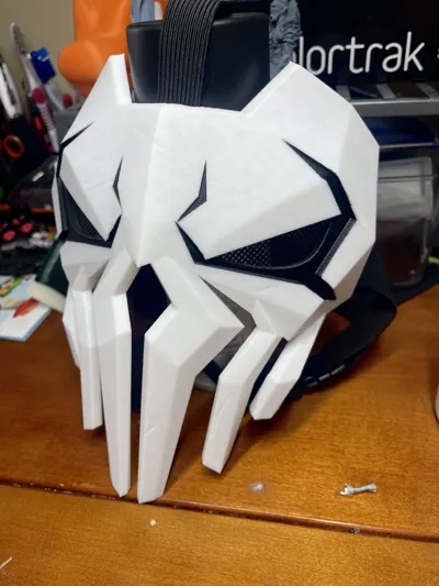 Punisher 2099 Marvel Rivals Inspired Mask by Demamba Prints MakerWorld: Download Free 3D Models