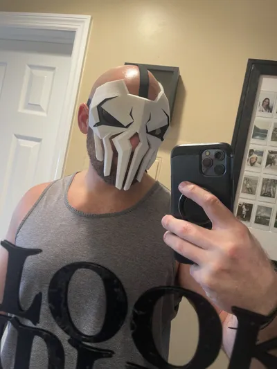 Punisher 2099 Marvel Rivals Inspired Mask by Demamba Prints MakerWorld: Download Free 3D Models