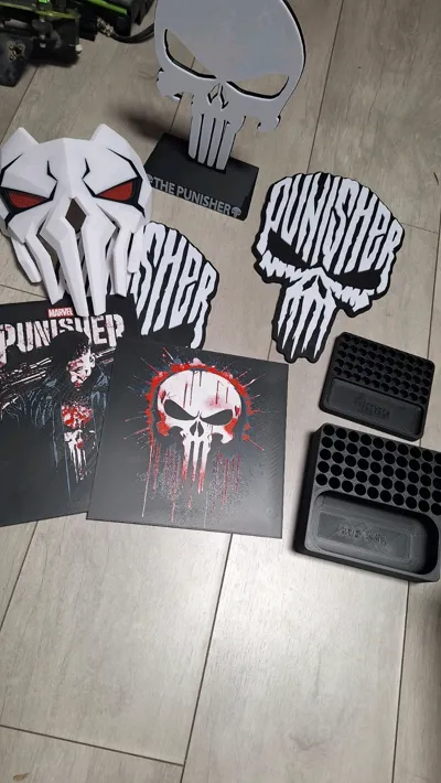 Punisher 2099 Marvel Rivals Inspired Mask by Demamba Prints MakerWorld: Download Free 3D Models