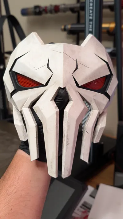 Punisher 2099 Marvel Rivals Inspired Mask by Demamba Prints MakerWorld: Download Free 3D Models