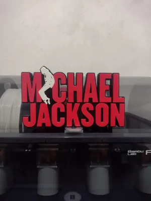 MICHAEL JACKSON LOGO by Carlos Moreira - MakerWorld
