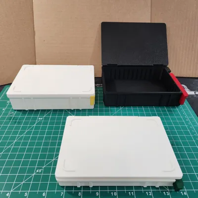Stackable Box - Modular Division & Magnetic Latch - Free 3D Print Model ...