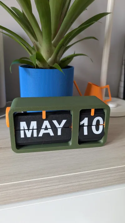 Flip Calendar by RG 3DPrint MakerWorld: Download Free 3D Models