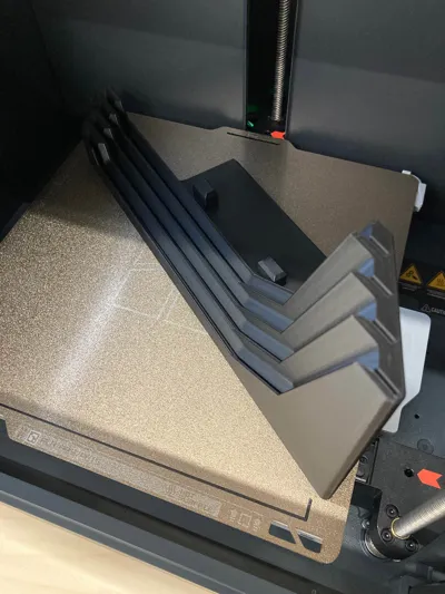 Low-Profile Build Plate Rack V2 - Free 3D Print Model - MakerWorld