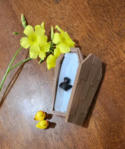 Wooden grain coffin, casket by lilmonster36 MakerWorld: Download Free ...