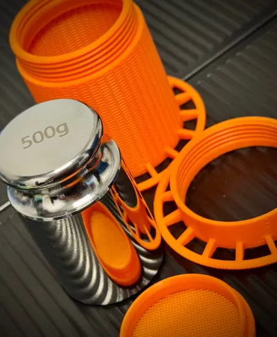 High Performance Spool Desiccant Container Holder - Free 3D Print Model ...