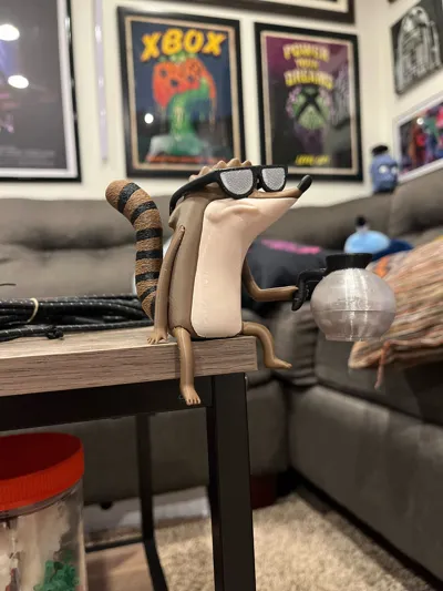 RIGBY COFFEE, Regular show by visinaki MakerWorld: Download Free 3D Models